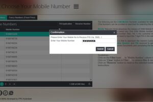 Activate BSNL Fancy Mobile Number Or Choice Number Online Through BSNL ...