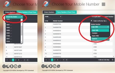 Activate BSNL fancy mobile number or choice number online through BSNL ...