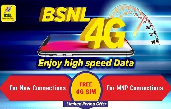 BSNL Launches Free 4G SIM Offer For New As Well As MNP Port-In ...