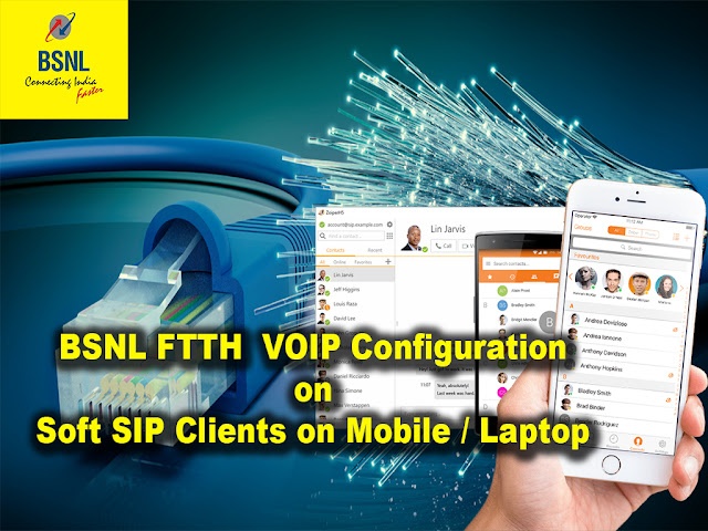 How To Configure BSNL FTTH Voice On Soft SIP Client On Mobile / Laptop ...